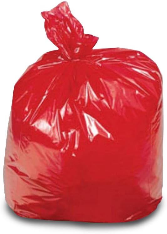 The Chemical Hut® Colour-Coded Heavy Duty Trash Bags - Red x10 : Amazon ...