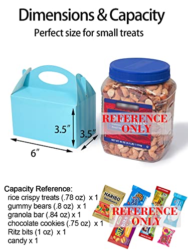 Snapklik.com : Happyhiram 12 CT Blue Party Favor Boxes 6 Inch Candy Boxes