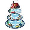 Amazon.com: CC HOME Train Cupcake Stand 3 Tier Little Train Party ...