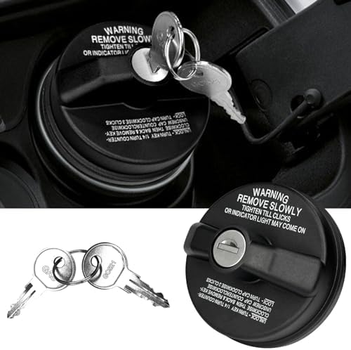 Amazon.com: PVOTAWP Locking Gas Cap, Lock Fuel Tank Cover Cap with Key ...