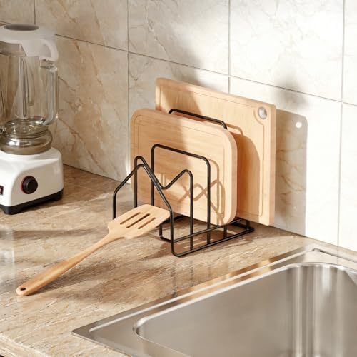 Amazon.com - LanDaheng Cutting Board Rack Chopping Board Organizer ...