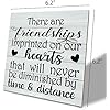 Amazon.com: Friendship Wood Sign, There are Friendships Imprinted on ...