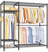 Amazon.com: Ulif H50 Extra Large Clothes Rack, Heavy Duty Garment Rack ...