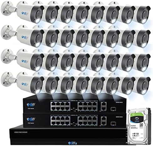 Amazon.com : GW Security 32 Channel 12MP NVR 4K Smart AI Security ...
