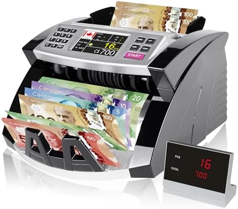 Mix Denomination Money Counter Machine Cash Value Bill Counting for ...