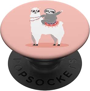 Amazon.com: Llama Phone-Grip Sloth Funny Cute Sweet Valentines Gift ...