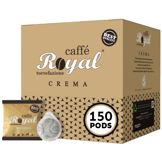 Amazon.com: Royal Caffé ESE Pods Espresso, Crema Blend Medium Dark ...