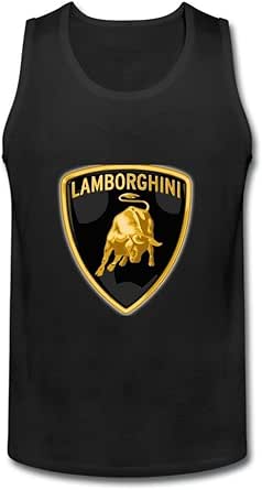 Amazon.com: TeBake Men's Fashionalble Lamborghini Logo Tank Top ...
