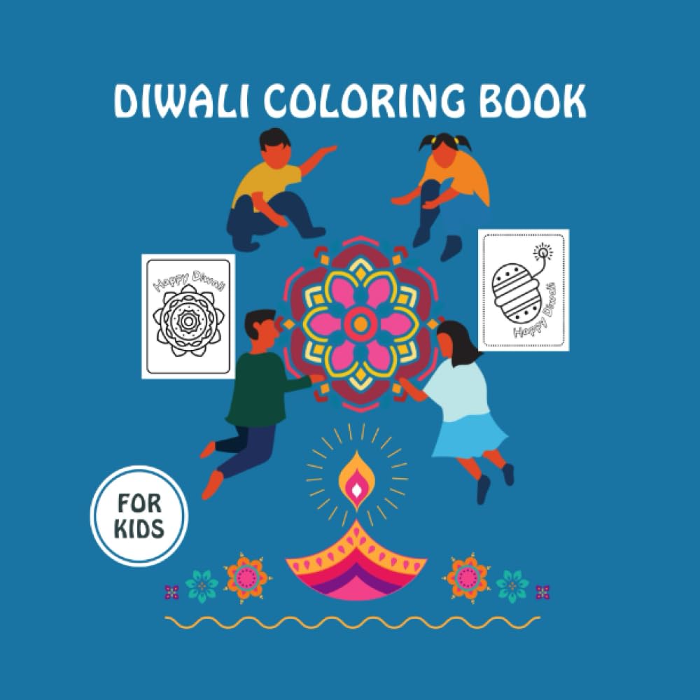 Amazon.com: Diwali Coloring Book for Kids: Happy 28 Diwali Coloring ...