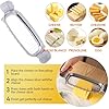 Amazon.com: Butter & Cheese Slicer Cutter, Stainless Steel Wire Cheese ...
