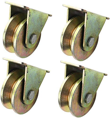 Buy MU Castors V-Shaped Wheel Rail, V-Groove Impeller, V-Groove Rigid ...