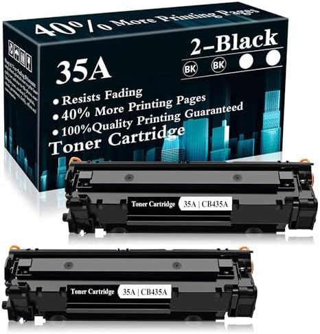 Amazon.com: 35A Toner Cartridge CB435A Black Replacement for HP ...