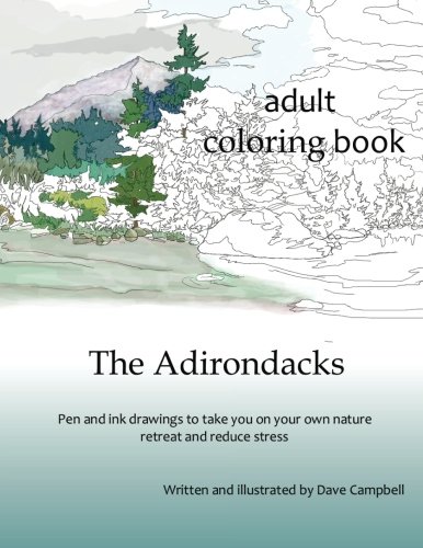 Amazon.com: The Adirondacks: Adult Coloring Book: 9780997439328 ...