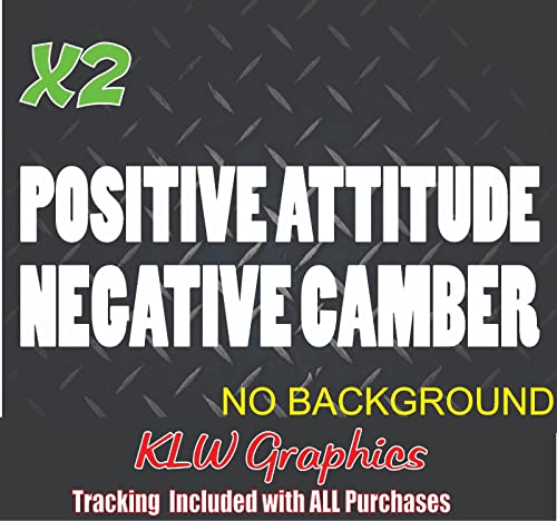 Amazon.com: Positive Attitude Negative Camber Decal JDM Euro Fatlace ...