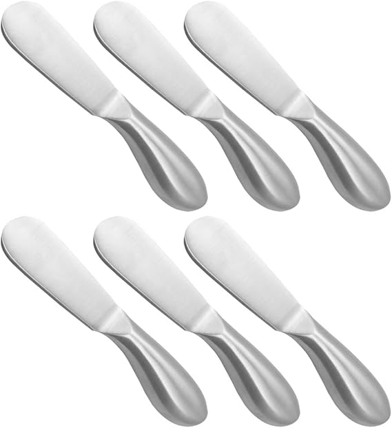 Amazon.com: 6 Pieces Cheese Spreader Set, findTop Stainless Steel ...
