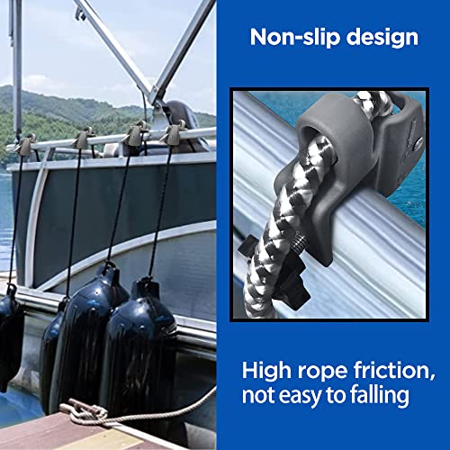 Snapklik.com : Sebnux Pontoon Boat Fender Clips Pontoon Boat Square ...