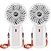 Amazon.com: 2 Pack Portable Handheld Fan, Mini Hand Held Fan, 6-15H ...
