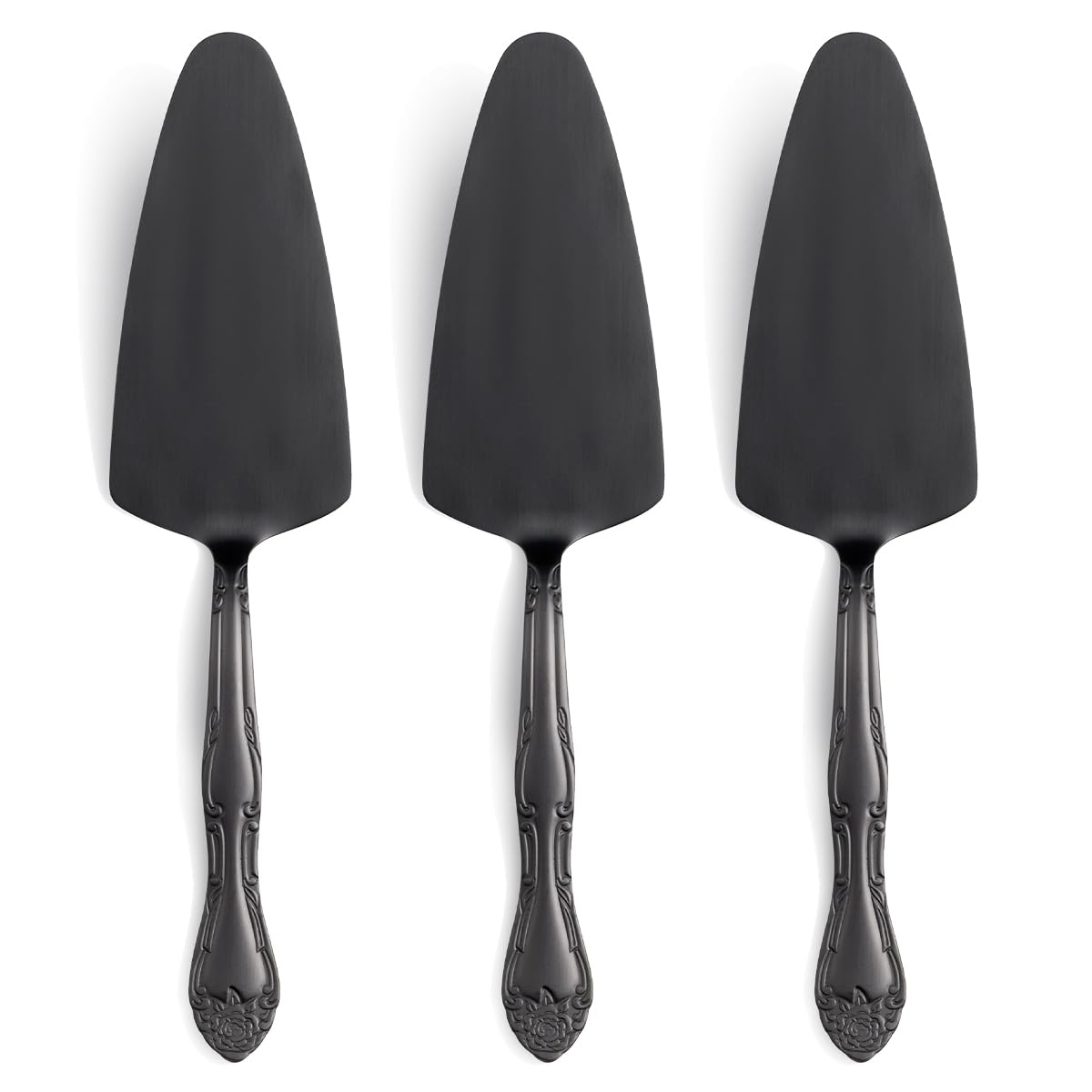 Amazon.com | Deeny Jarte 9.3-Inch Matte Black Stainless Steel Wedding ...