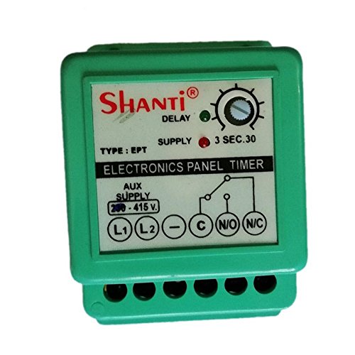 SHANTI Electronic Panel Timer Single Phase 230V, ET-100 : Amazon.in ...