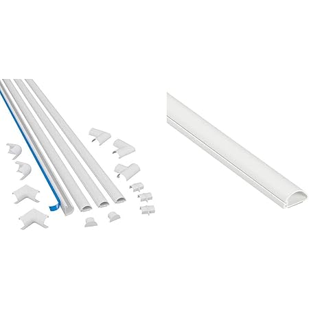 D-Line Micro Cable Trunking (2-Meter) Self-Adhesive Cable Covers ...