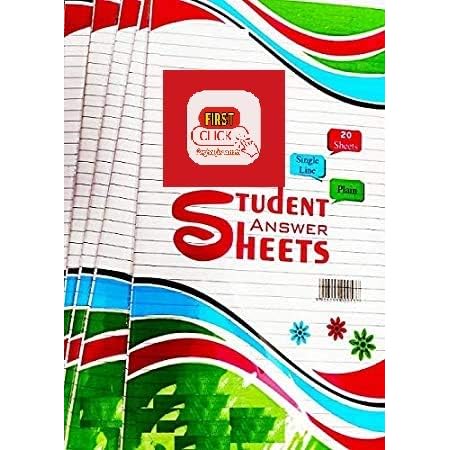 ESCAPER Write Your Way to Success with 80 Loose, A4 Ruled Sheets (Both ...