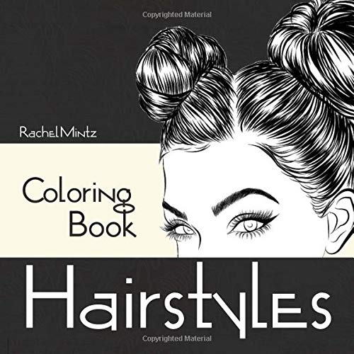 Amazon.com: Hairstyles - Coloring Book: Beautiful Women Hair Designs ...