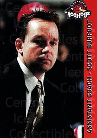 Amazon.com: (CI) Scott Burfoot Hockey Card 2000-01 Rockford Ice Hogs 22 ...