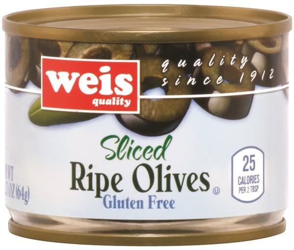 Amazon.com : Weis Quality, Olives Sliced Ripe, 2.25 Ounce : Grocery ...