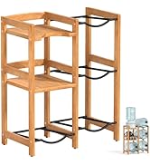 Amazon.com: BETSEO Natural Solid Wood Water Dispenser Floor Stand (32.8 ...