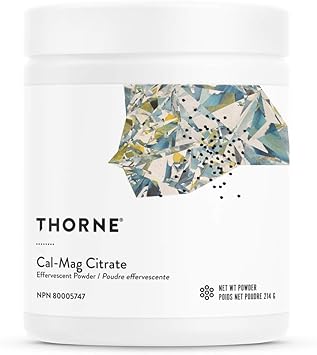 Thorne Cal-Mag Citrate Effervescent Powder - Calcium + Magnesium ...