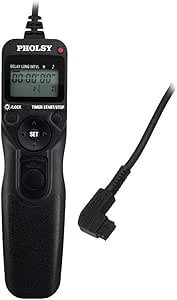 Amazon.com : PHOLSY S6 Timer Remote Control Cable with Intervalometer for Sony a77M2, a99M2, a99 ...
