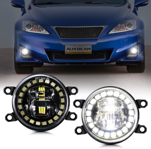 Auxbeam LED Fog Lights with DRL DOT Approved Universal Fit for Toyota ...