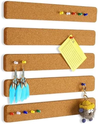 Amazon.com : 8Pcs Bulletin Board Strips, Self-Adhesive Felt Pin Board ...