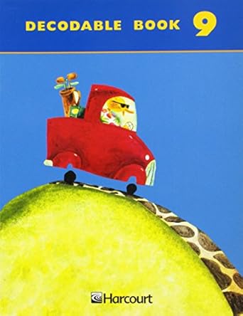Harcourt School Publishers Trophies: Decodable Book Bk9 G1: HARCOURT ...