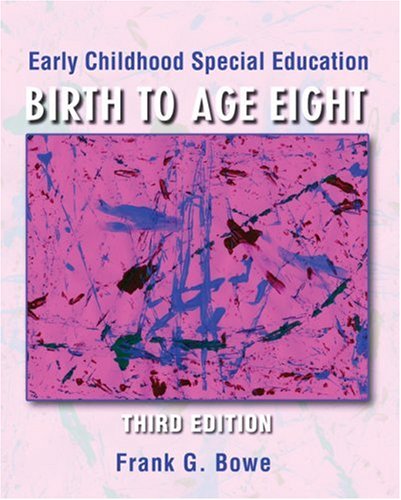 Amazon.com: Early Childhood Special Education: Birth to Age Eight ...