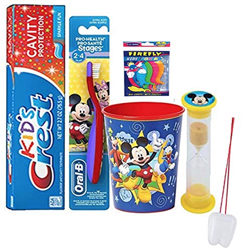 Buy Disney Mickey Mouse Inspired 4pc Bright Smile Oral Hygiene Bundle ...