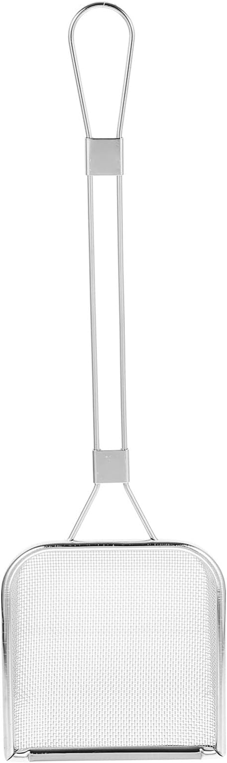 Fine Mesh Deep Fryer Oil Skimmer/Strainer – Professional Set of Two ...