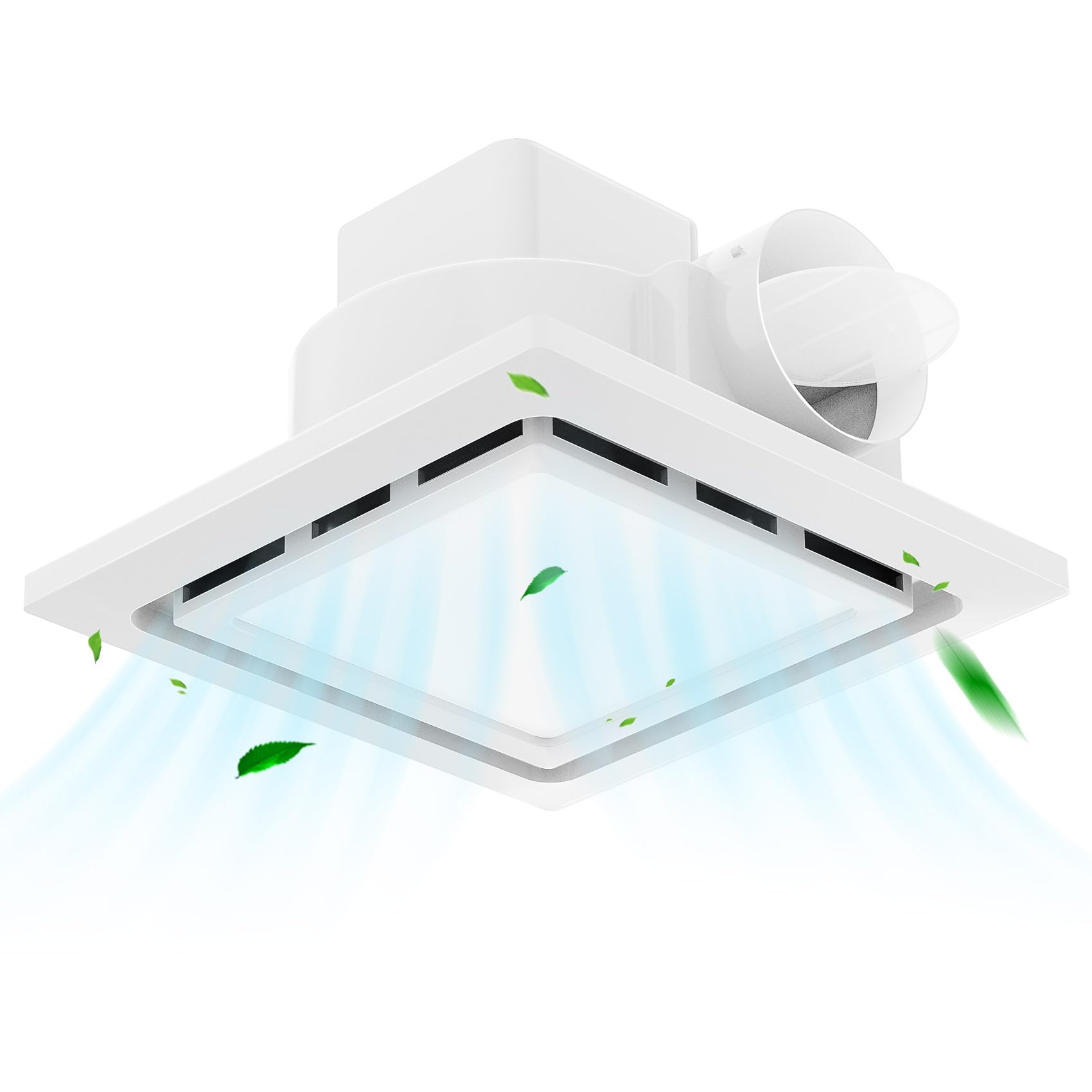Amazon.com: RONPOW 12In Bathroom Exhaust Fan with Light, 144 CFM Low ...