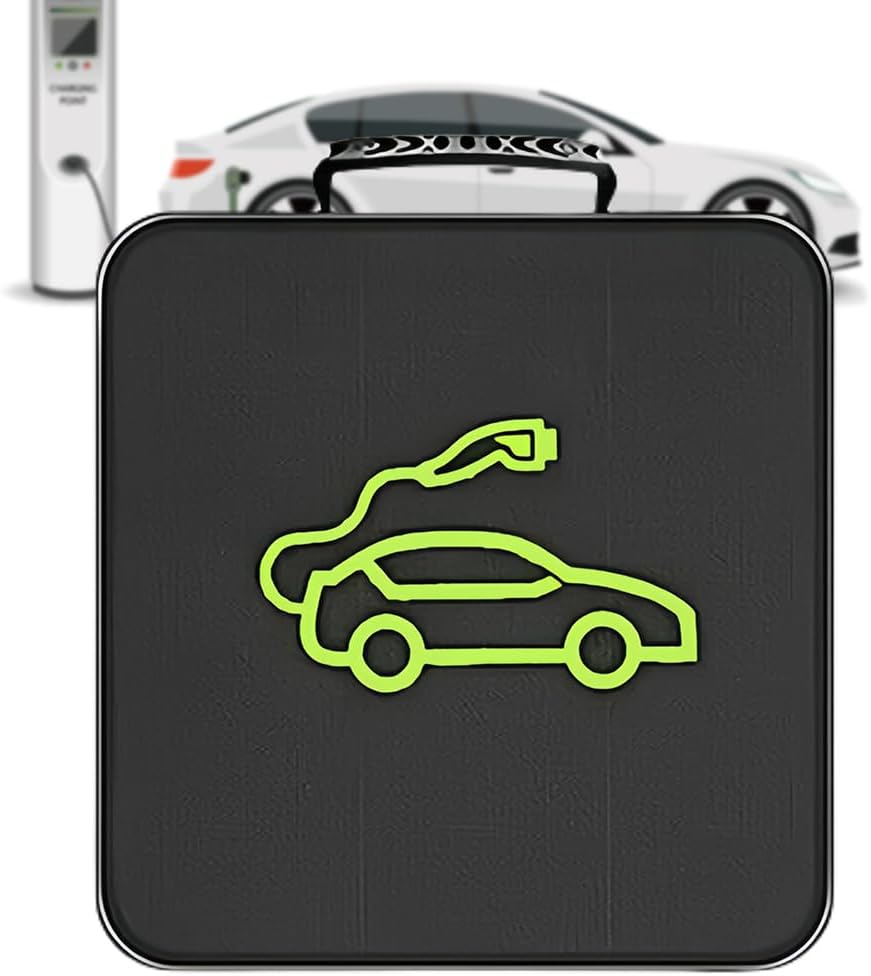 EV Charging Cable Storage Bag, Waterproof Cable Tidy Bag, Car Charging ...