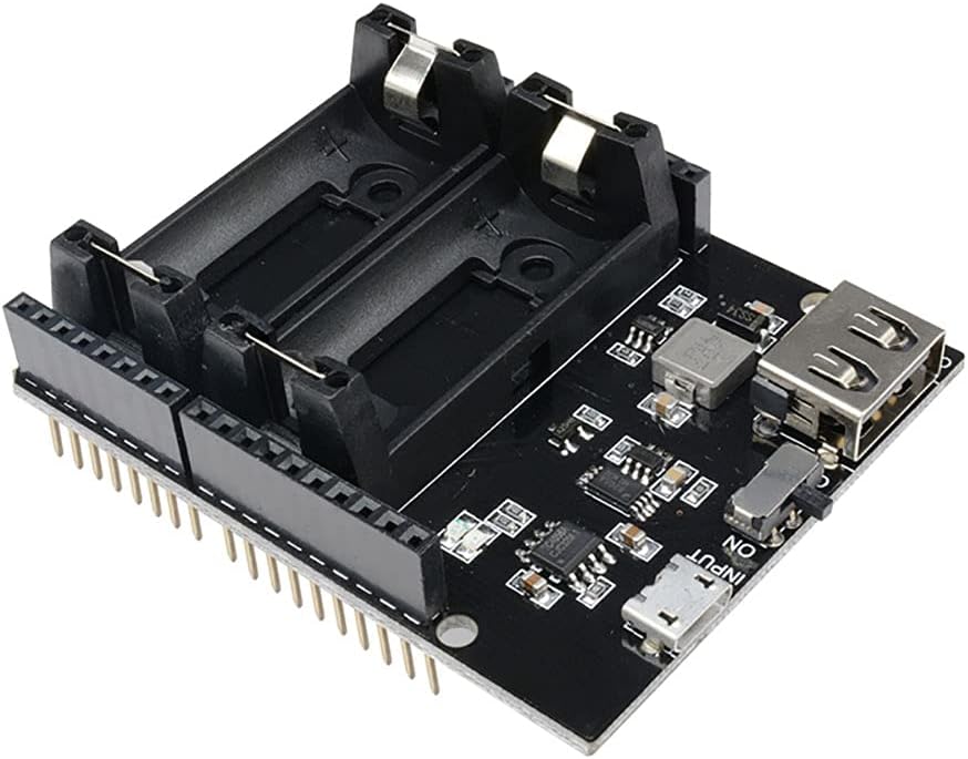 RAKSTORE ESP8266 ESP32 Power Supply Rechargeable Dual 16340 Lithium ...