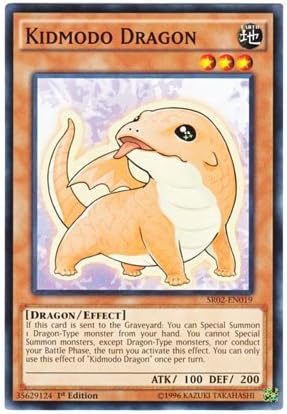 Amazon.co.jp: 遊戯王 英語版 SR02-EN019 Kidmodo Dragon コドモドラゴン (ノーマル) 1st ...