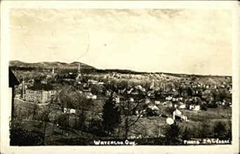 Bird's Eye View of Waterlook, Que Waterloo, Quebec QC Canada Original ...