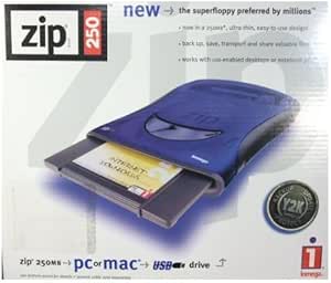 Amazon | USB接続 外付け250MB ZIPドライブ iomega Z250USBPCM | Iomega | 外付ZIPドライブ 通販