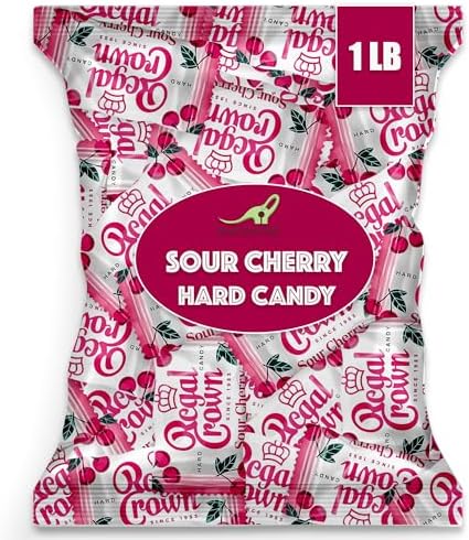 Amazon.com : Regal Crown Sour Cherry Candy | Traditional Sour Cherries ...