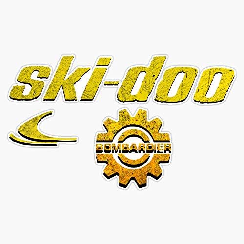 Leyland Designs Ski Doo Vintage Snowmobiles Sticker Outdoor Rated Vinyl ...