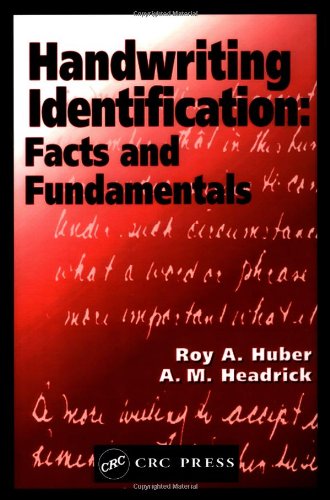 Handwriting Identification: Facts and Fundamentals : Buy Online at Best ...