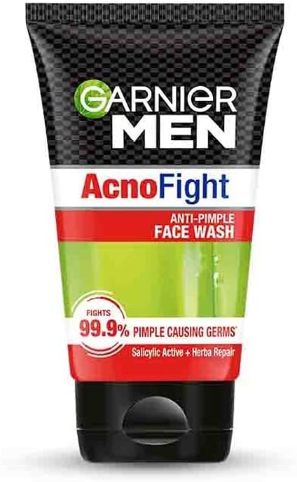 Garnier Acno Fight Face Wash for Men, 100g : Amazon.co.uk: Beauty