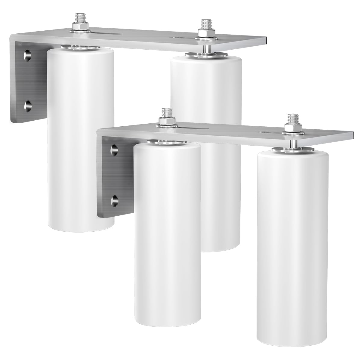 Snapklik.com : JUGREAT 2 Pack Stainless Steel Slide Gate Roller Guide 6 ...