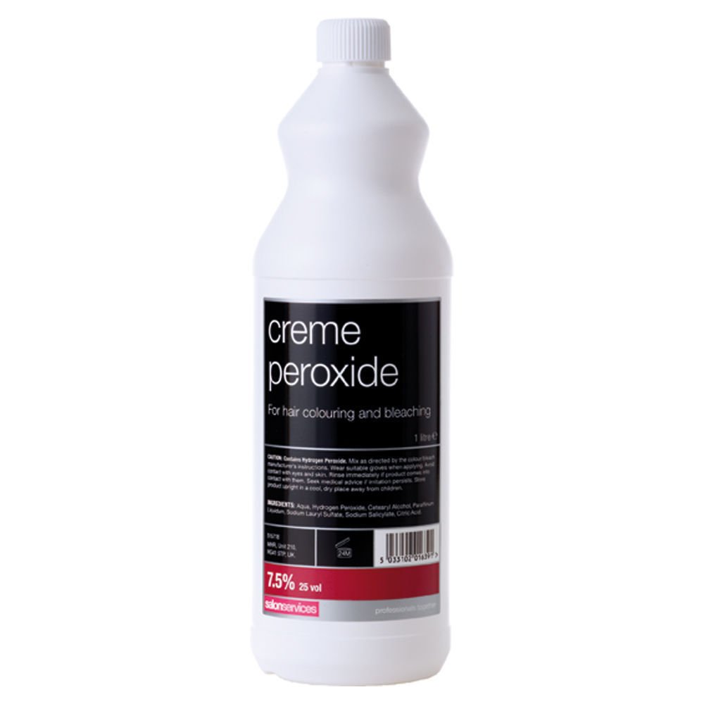 Salon Services Crème Peroxide 7.5% 25 Vol 1 Litre : Amazon.co.uk: Beauty