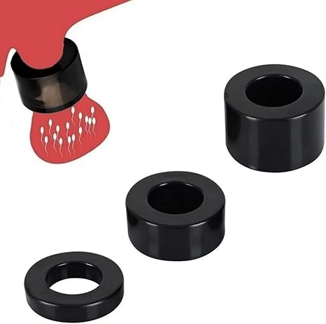 3 Sizes of Men's Lightweight delay Stretch rings-UKRF01 (Black ...